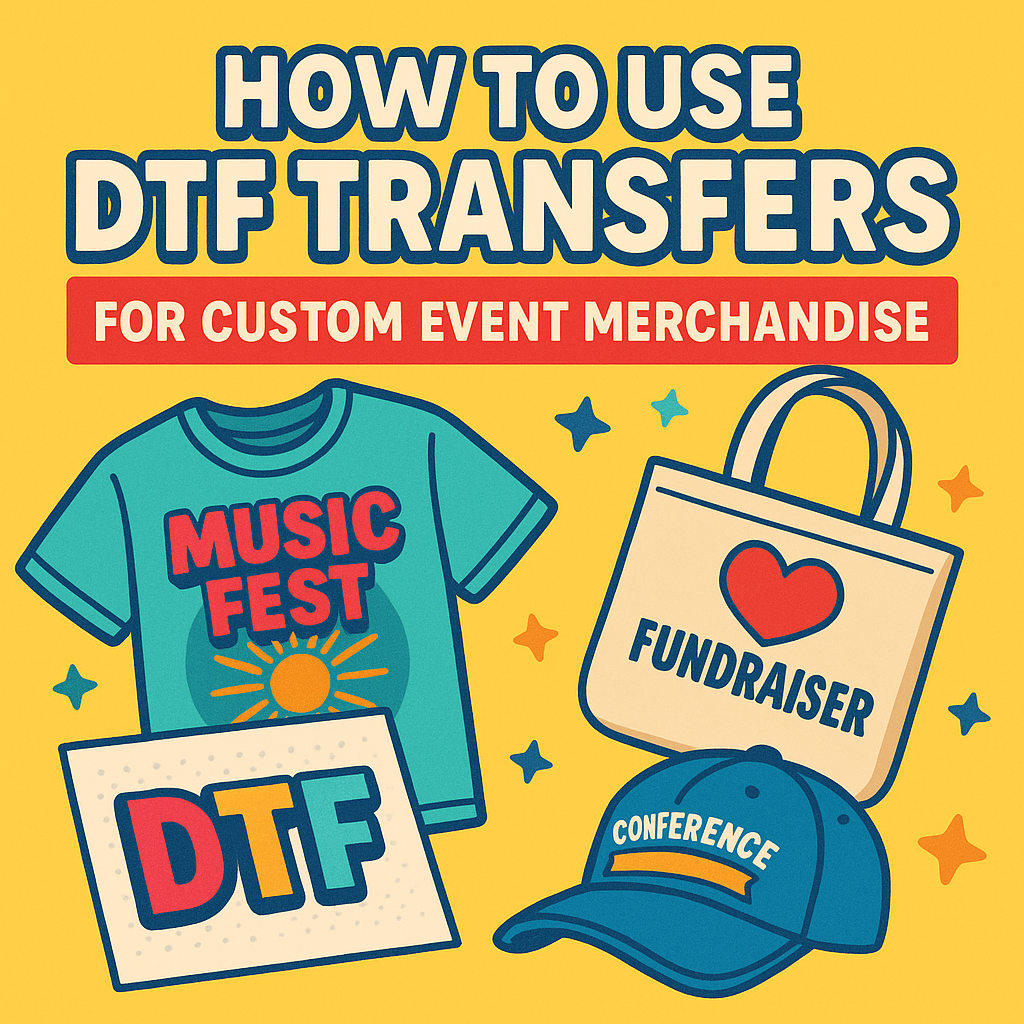 How to Use DTF Transfers for Custom Event Merchandise - Texas Transfers ...