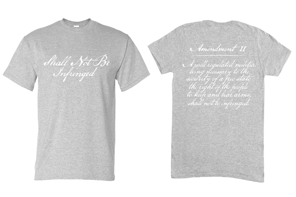 Shall Not Be Infringed SET (Front & Back) *EXCLUSIVE* Screen Print Tra ...